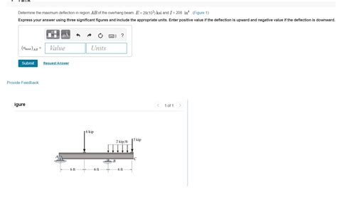 Determine The Maximum Deflection In Region Ab Of Overhang Beam The Best Picture Of Beam