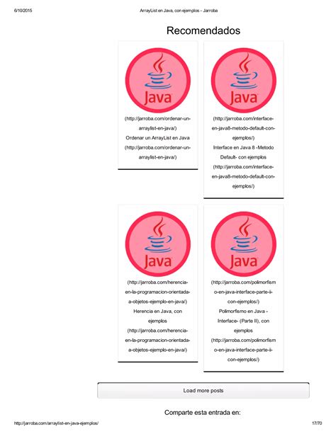 Array List En Java Con Ejemplos Jarroba Pdf Programming Languages