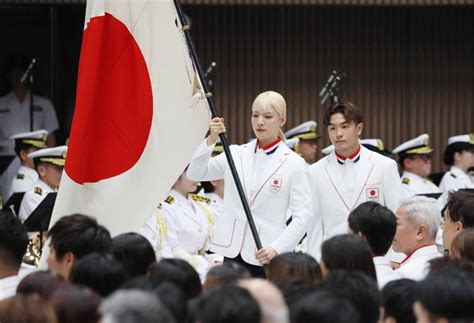 Japanese Athletes Get Rousing Send Off Ahead Of Paris Olympics The