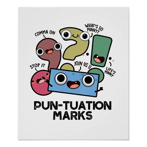 An Image Of Pun Tution Marks On A Poster
