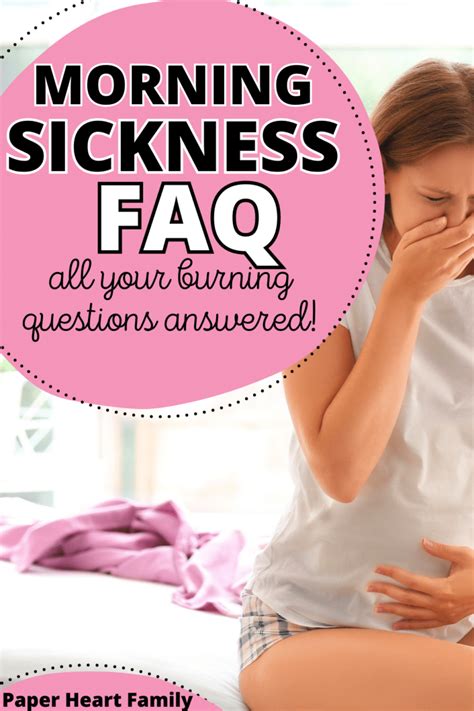 Morning Sickness Faq Your Burning Questions Answered