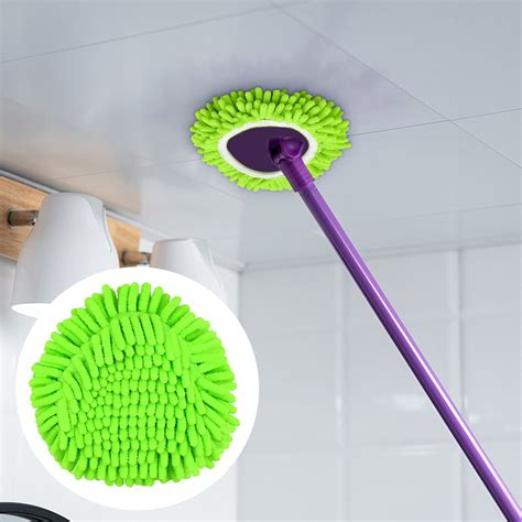 2 Pack Rotating Mop Refill Heads Microfiber Replacement Covers For 360° Rotating Mop Systems