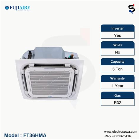 Get Fujiaire 3 Ton Ac Ceiling Cassette Inverter Type At Best Price From Electrosewa