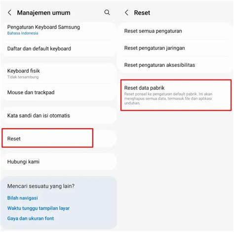 Cara Reset Samsung A05 Ke Setelan Pabrik PolaHP