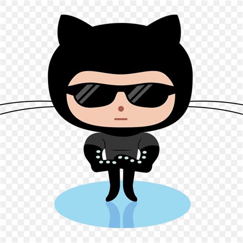 Github Inc Source Code Version Control Png 896x896px Github Black Carnivoran Cartoon Cat