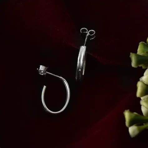 Women 999 35g Silver Hook Earrings At ₹ 400pair In Jaipur Id