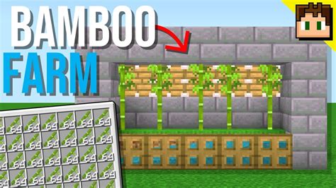 Minecraft Bedrock How To Build An Easy Bamboo Farm 1 21 Tutorial