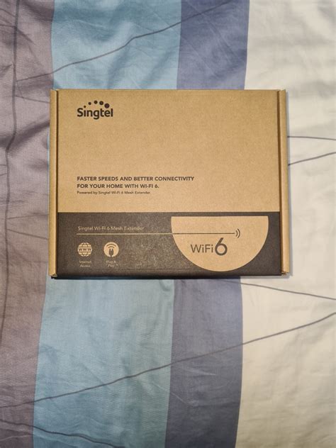 Singtel Wi Fi 6 Mesh Extender Computers Tech Parts Accessories Networking On Carousell