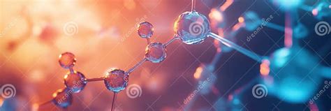 Visual Representation Of Molecules And Chemical Structures In An