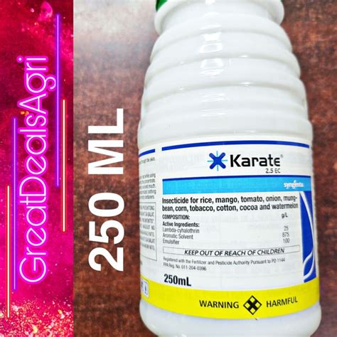 Karate 25 Ec Lambda Cyhalothrin Insecticide 250ml Syngenta Lazada Ph