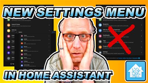 The New Settings Menu In Home Assistant
