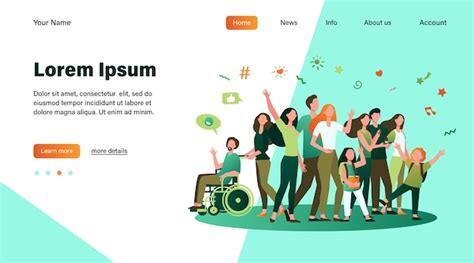 격리 된 평면 벡터 일러스트 레이 션을 함께 서있는 다문화 사람들 다국적 커뮤니티 구성원의 다양한 캐릭터 만화 사회와 공공