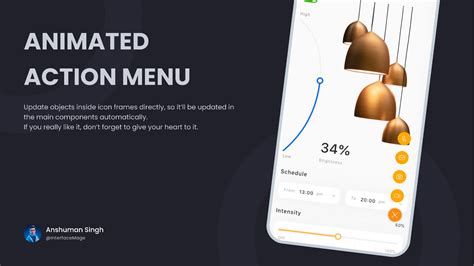 Animated Action Menu Figma