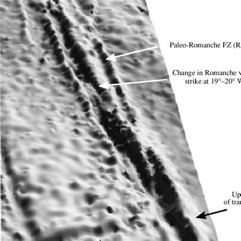 Topography Of The Romanche Fracture Zone Deduced From Satellite