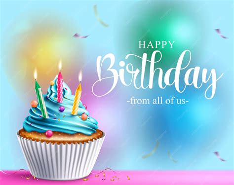 Happy Birthday Candles Cupcakes