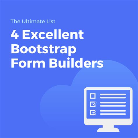 4 Useful Bootstrap Form Builders To Check Out The Ultimate List Hubpages