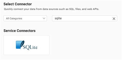 Sqlite Embedded Bi Data Connector Bold Bi Documentation