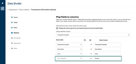 create an upload workflow in data shuttle smartsheet learning center