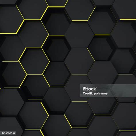 추상적인 기술 6 각형 배경입니다 3d 렌더링 3차원 형태에 대한 스톡 사진 및 기타 이미지 3차원 형태 개념 건설 산업 Istock