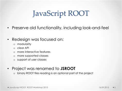 PPT JavaScript ROOT Https Root Cern Ch Js PowerPoint Presentation ID