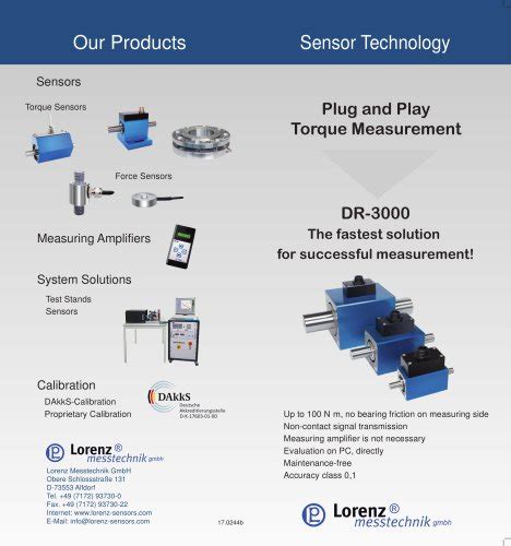 Sensor Catalog Lorenz Messtechnik Pdf Catalogs Technical
