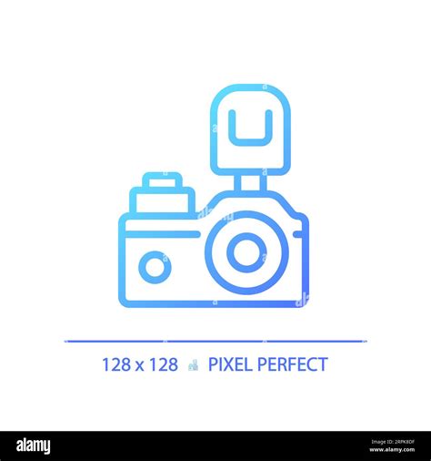 2d Thin Linear Gradient Camera Icon Stock Vector Image And Art Alamy