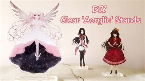 Diy Anime Acrylic Stands With Resin Diy Prints Anime Paper Acrylic