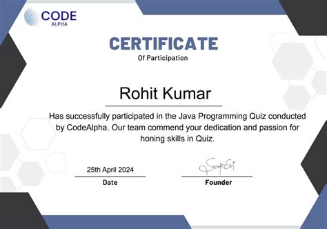 Completed Codealpha Java Quiz Rohit Kumar Posted On The Topic Linkedin