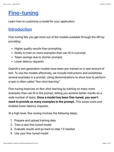 Fine Tuning Openai Api Pdf Computer Science Computing