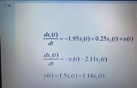 Solved Consider The Following Nonlinear State Space Model