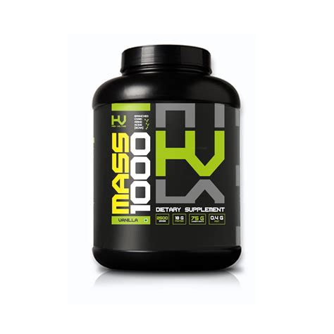 Buy High Voltage Mass 1000 6lbs 25 Kg Vanilla Flavour Online ₹1955