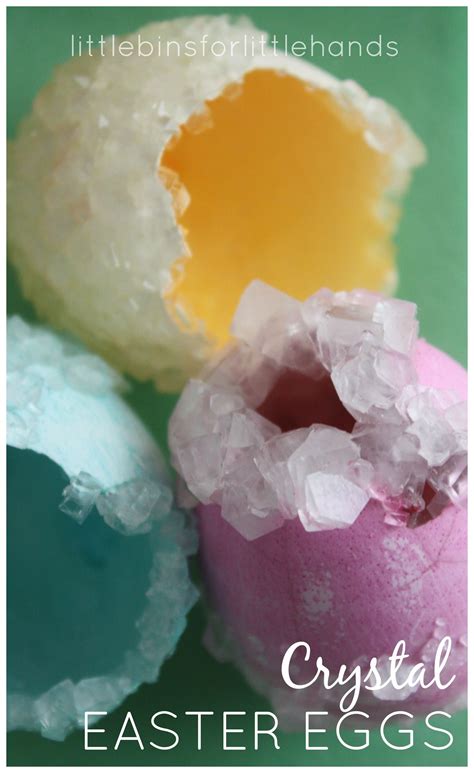 Grow Crystal Eggs For Easter Science Little Bins For Little Hands