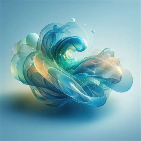 Premium Photo A Dynamic And Fluid Abstract Form That Appears To Be