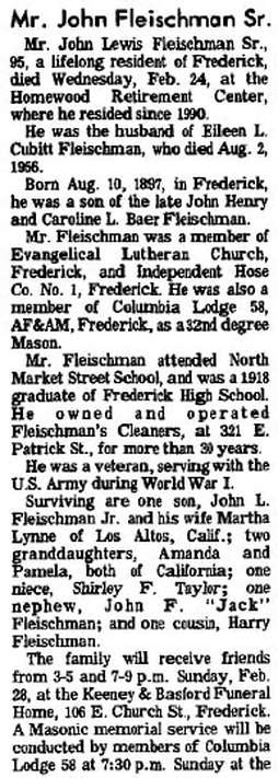 John Lewis Fleischman