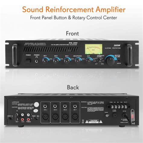 Pyramid Pa305 Home And Office Amplifiers Receivers Sound And