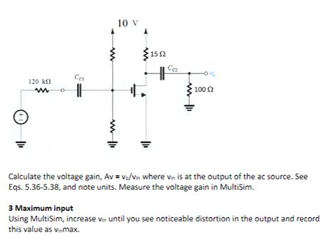 Solved In This Lab We Will Design A Basic Common Source Chegg