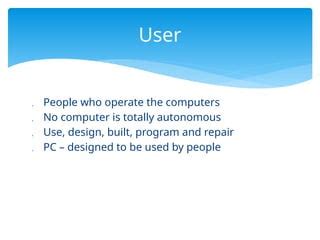 Parts Of Computer Pptx BCA Sem Computer Fundamentals PPT