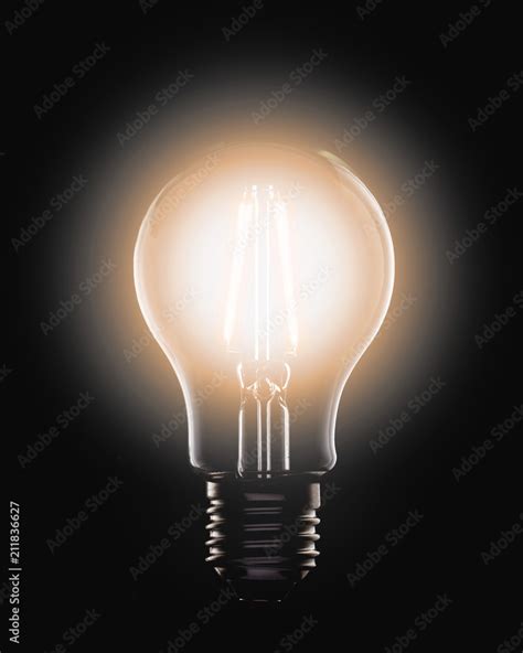 Lit Light Bulb