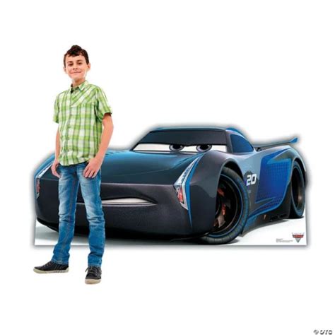 Black Firday Disneys Cars 3™ Jackson Storm Life Size Cardboard Stand