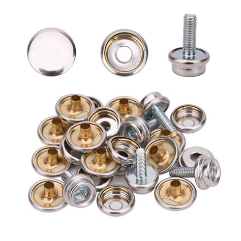Machine Screw Press Studs Snap Fasteners With Screw 5mm12mm Screw