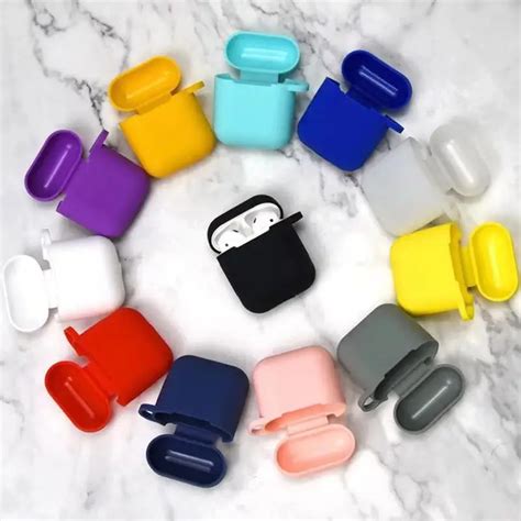 Soft Silicone Case For Apple Earphone Shockproof Cover For Apple Earphone Cases Ultra Thin Ear