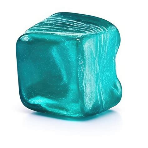 Premium Photo A Green Plastic Cube With A Blue Plastic Cover That