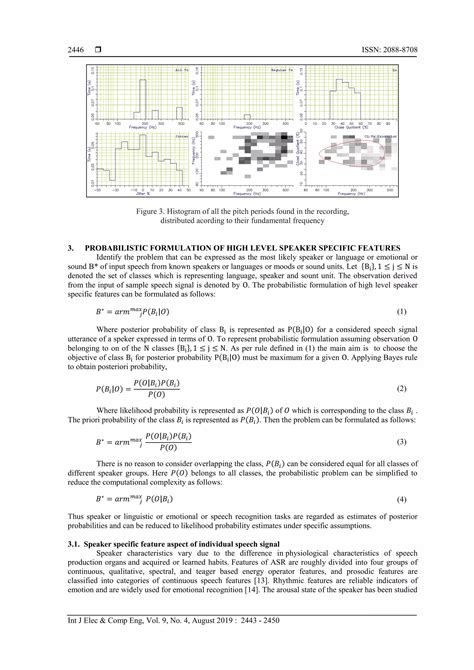 High Level Speaker Specific Features As An Efficiency Enhancing Parameters In Speaker