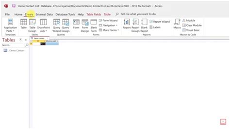 Microsoft Access Tutorial Beginners Level 1 Quick Start Teachers Tech