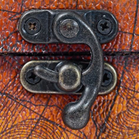 Chest Lock Stock Image Image Of Elegance Latch Brown 18553537