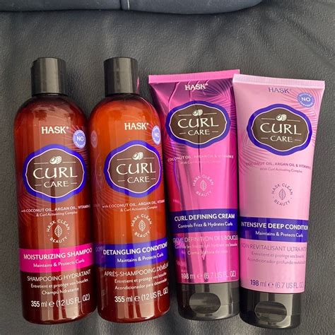 Hask Curl Care Hair Product Bundle Hair Curling Cream Hair Care Hask Curl Care Hair Product Bundle Hair Curling Cream Hair Care