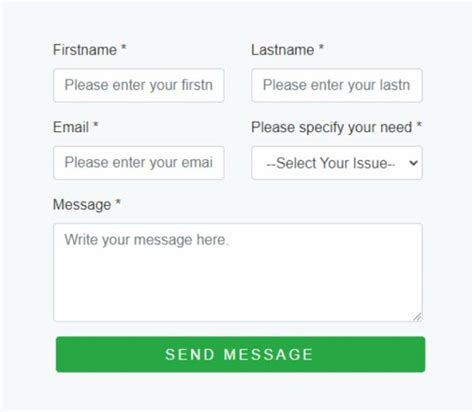 22 Bootstrap Contact Forms For Your Contact Page
