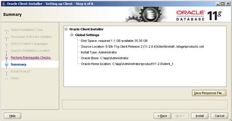 Discover BI Oracle 11g R2 32 64bit Client Installation Steps