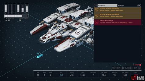 All Ship Errors And Warnings In Starfield How To Fix Ship Builder