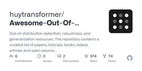 Github Huytransformerawesome Out Of Distribution Detection Out Of Distribution Detection